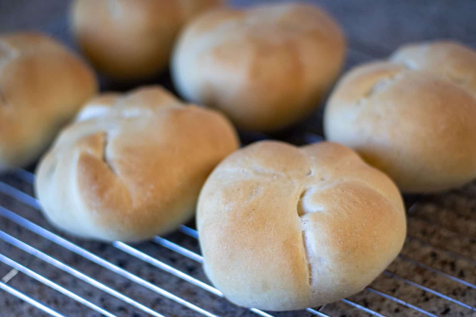 Austrian Semmel (Easy Kaiser Bread Roll Recipe) - Rooted Deep Home