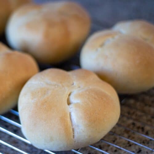Austrian Semmel (Easy Kaiser Bread Roll Recipe) - Rooted Deep Home